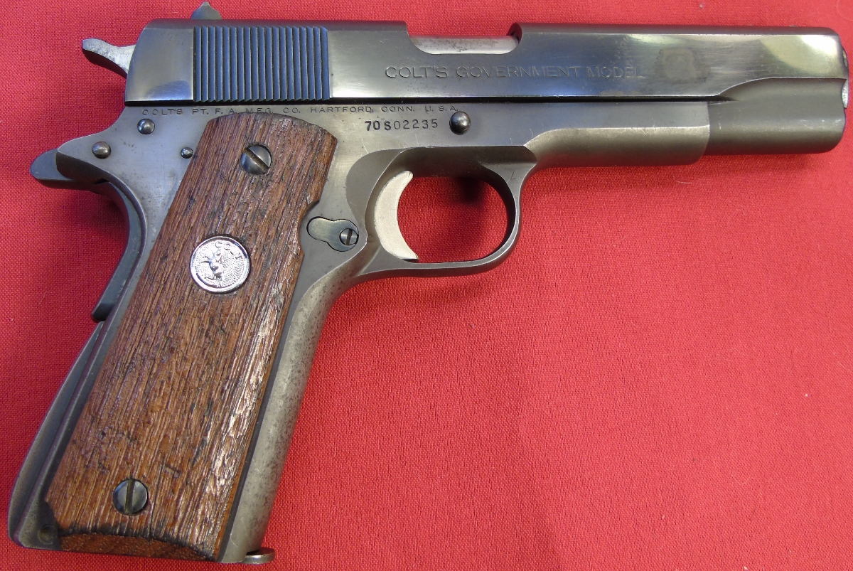 Colt Government Government Model Semi Auto Pistol. .38 Super For Sale ...