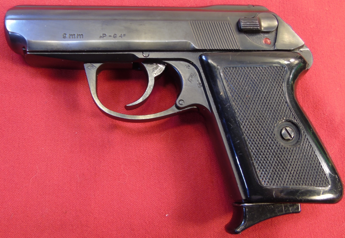 Polish Model P-64 Semi Auto Pistol W/Holster & Extra Mag. 9x18m/M For ...