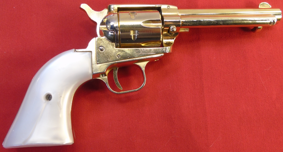 F.I.E Corp. Gold Plated Single Action Revolver. .22 Lr For Sale at ...