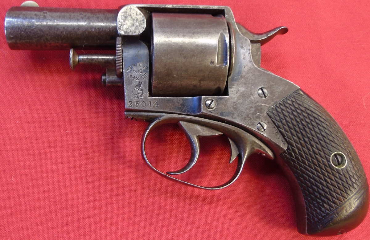 P.Webley & Son British Bull Dog Double Action Revolver. .442 Webley For ...