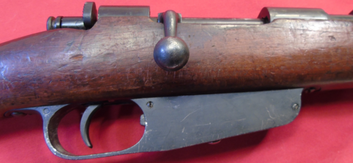 Italian Carcano Bolt Action Carbine With Attached Bayonet. 6.5×52mm ...