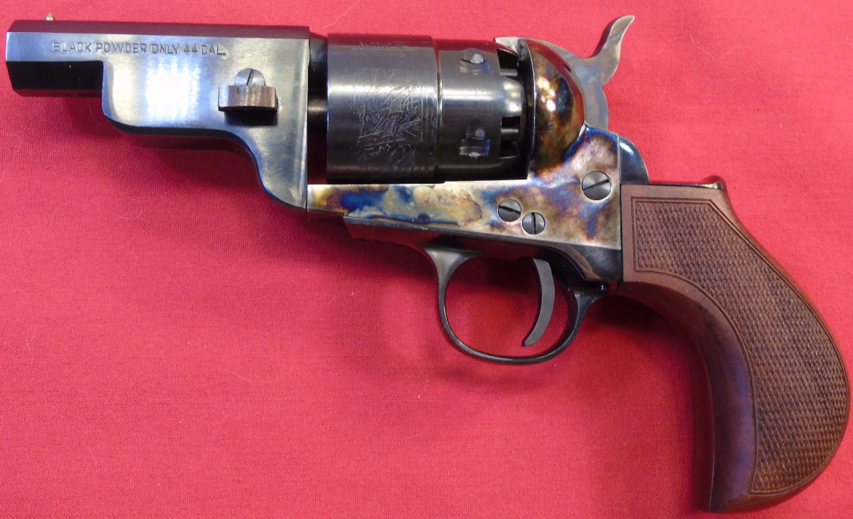 F.Lli Pietta Snub Nose Black Powder Single Action Revolver. .44 Ball ...