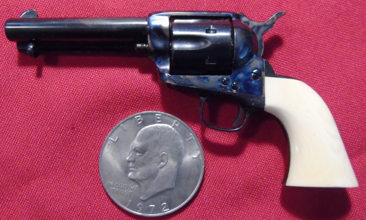 Uberti Miniature Single Action Colt W/Genuine Ivory Grips.Including ...