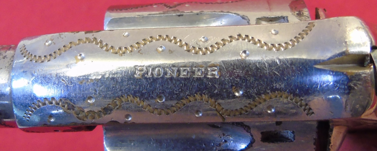 Hopkins And Allen "Pioneer"Factory Engraved Single Ation Spur Trigger ...