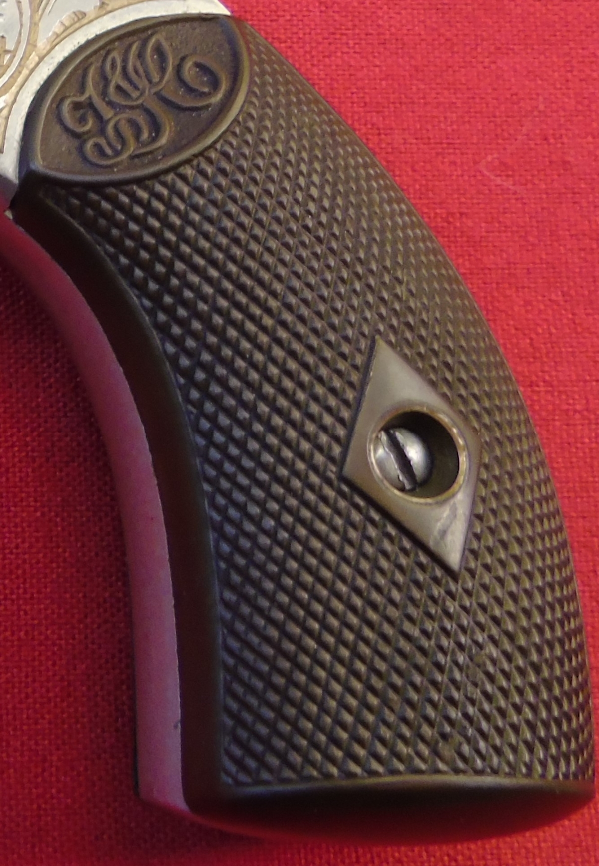 Hopkins And Allen "Pioneer"Factory Engraved Single Ation Spur Trigger ...