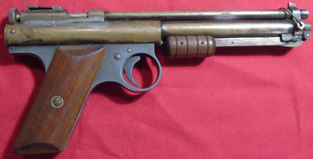 Benjamin Franklin Early Model 112 Pump Up Air Pistol.