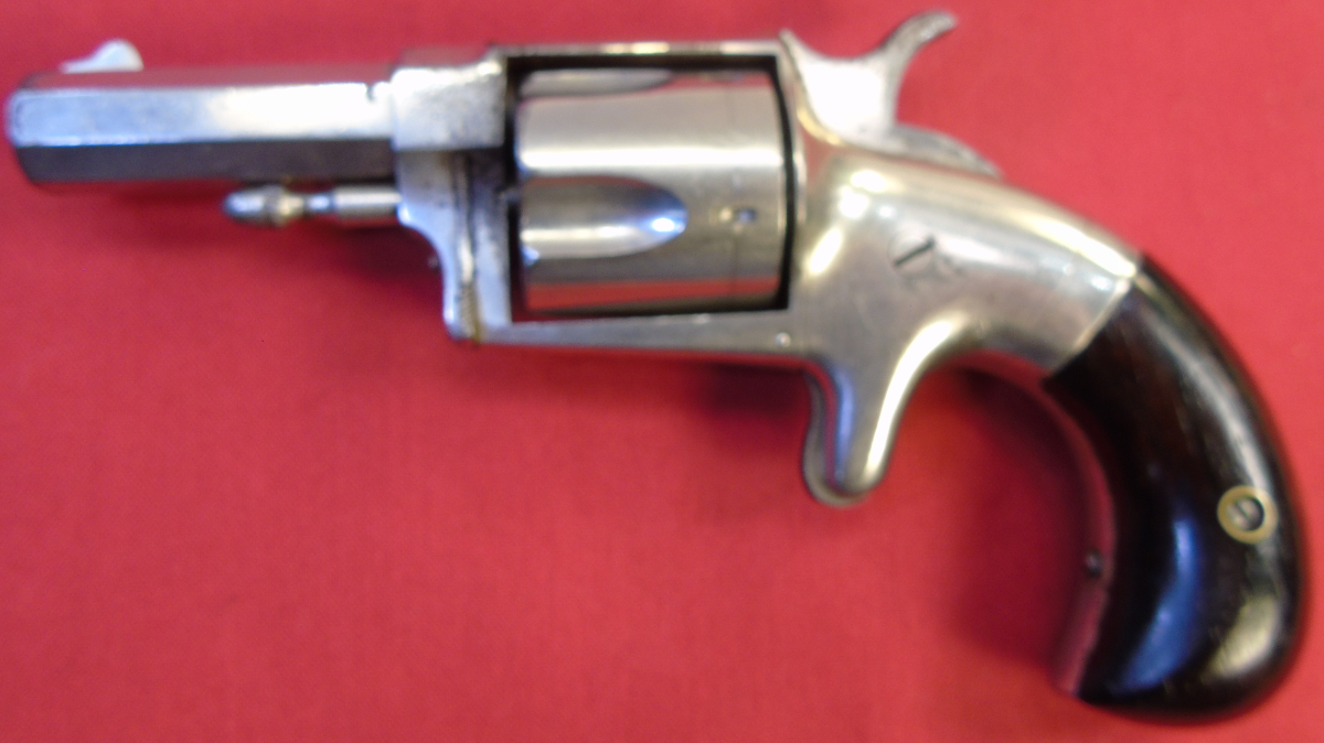 Hopkins & Allen Xl. #4 Single Action Spur Trigger Revolver. .38 Rimfire ...