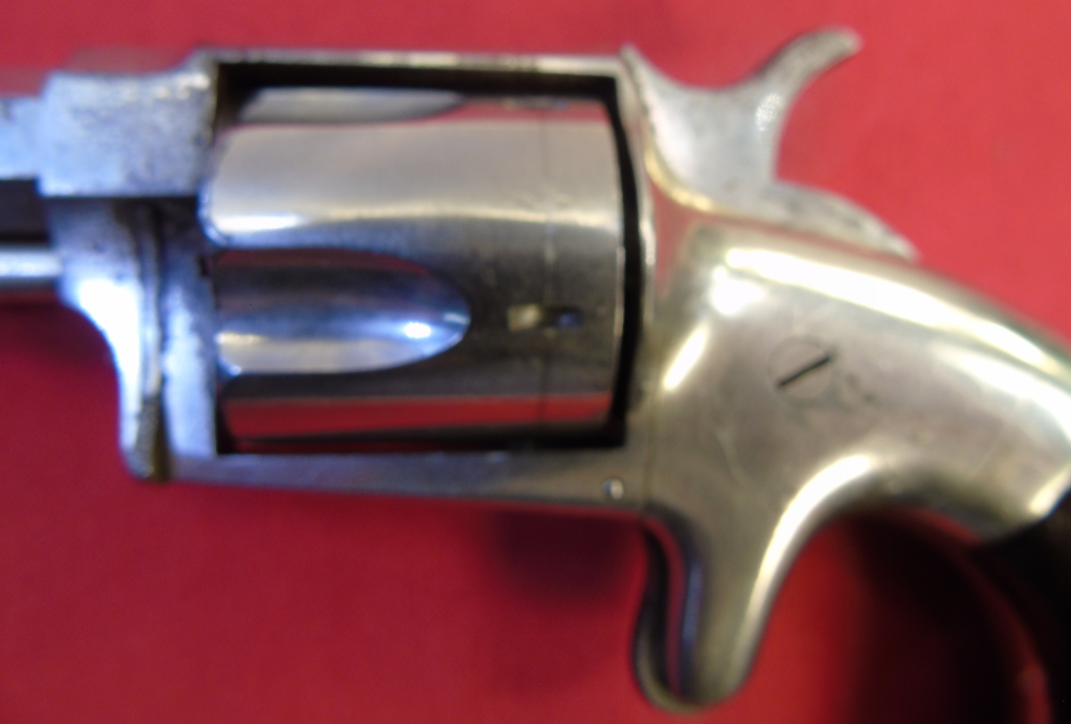 Hopkins & Allen Xl. #4 Single Action Spur Trigger Revolver. .38 Rimfire ...