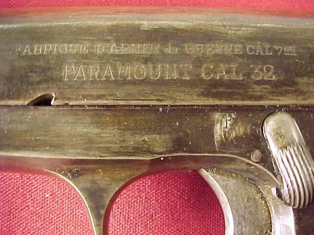 Paramount "Ruby" Type Spanish Pistol In 32 Acp Calibre. For Sale at ...