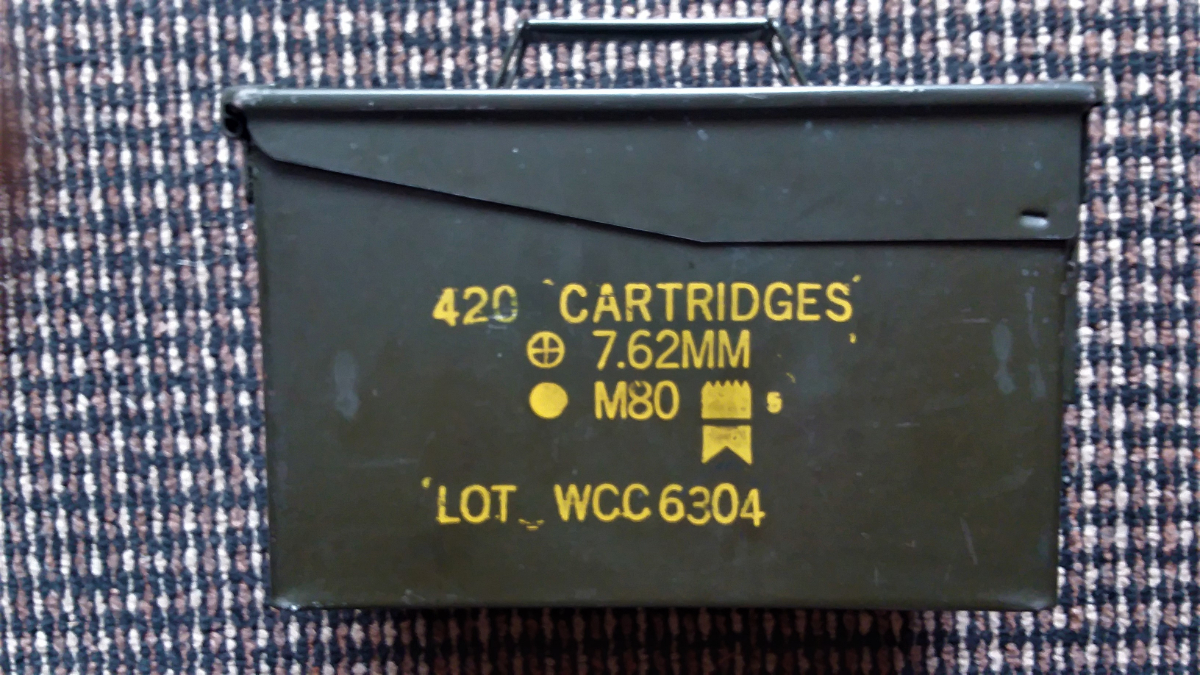 Winchester Us Government Issue 7.62mm Nato M80 Ball In Clips ...