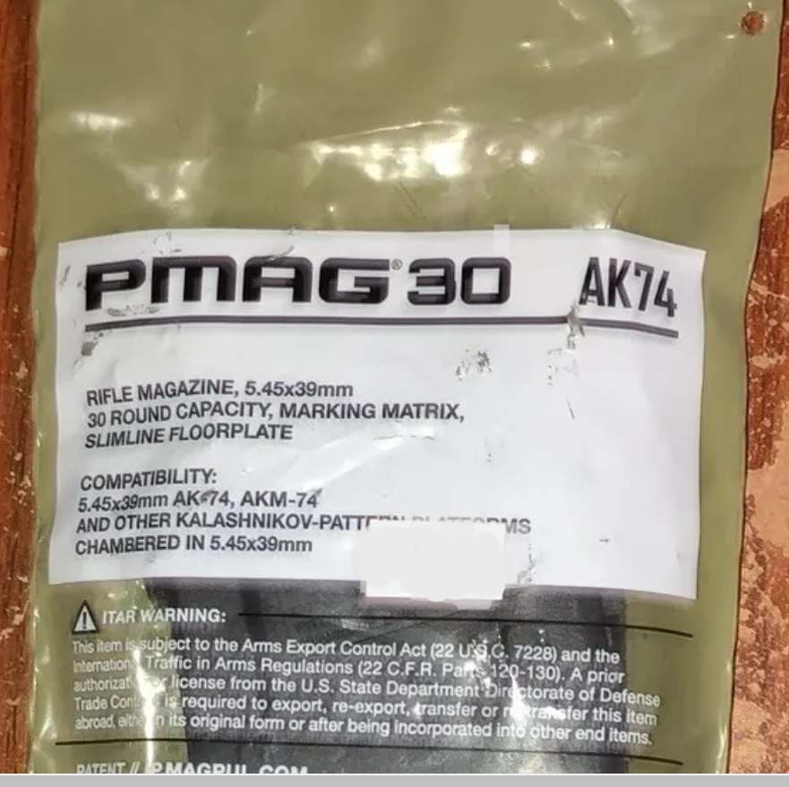Magpul Industries Mag673-Blk Ak74 New In Package Magazine/Free Shipping ...