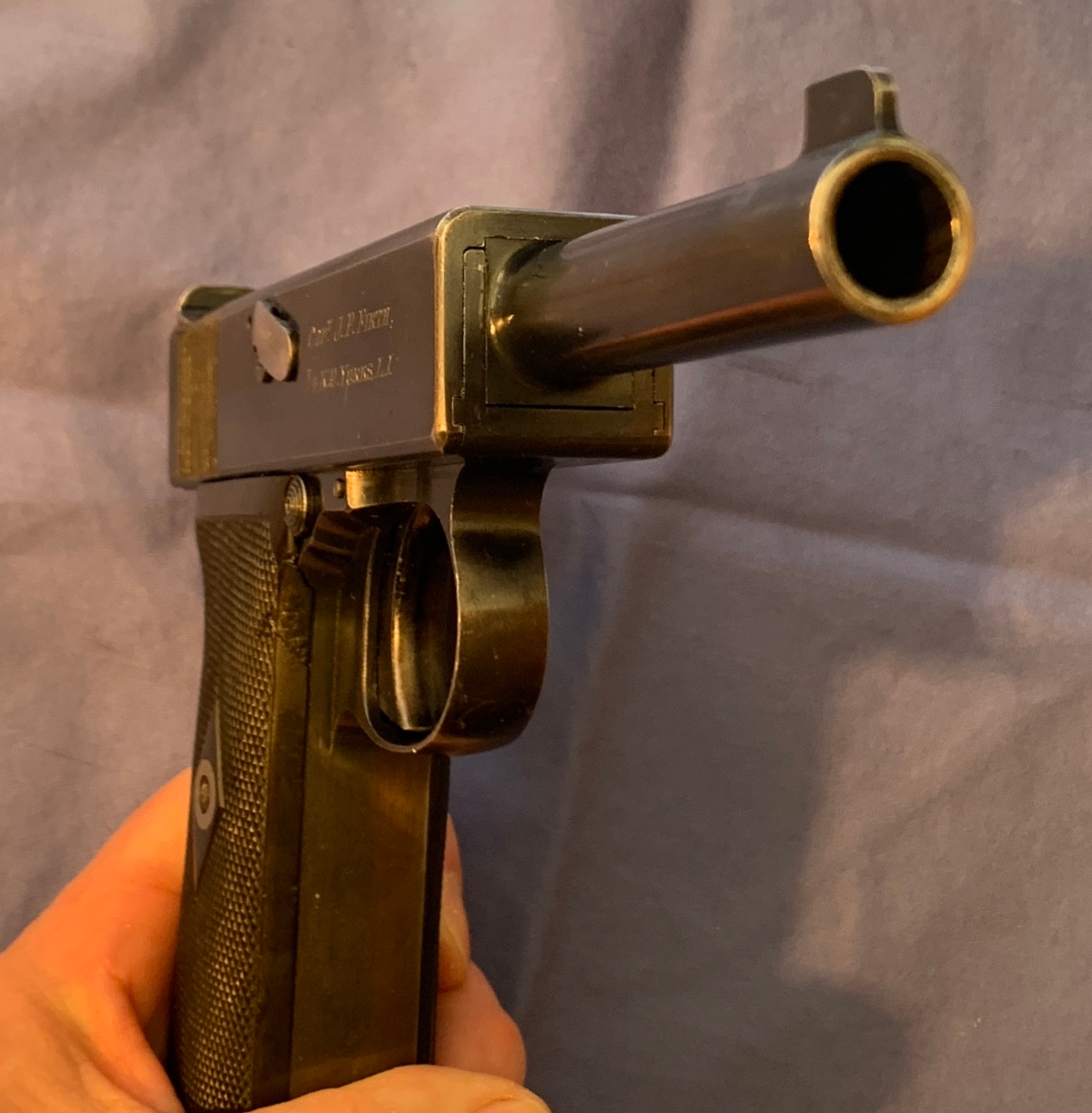 Webley & Scott Model 1913 455 Self-Loading Pistol Mark I .455 Webley ...