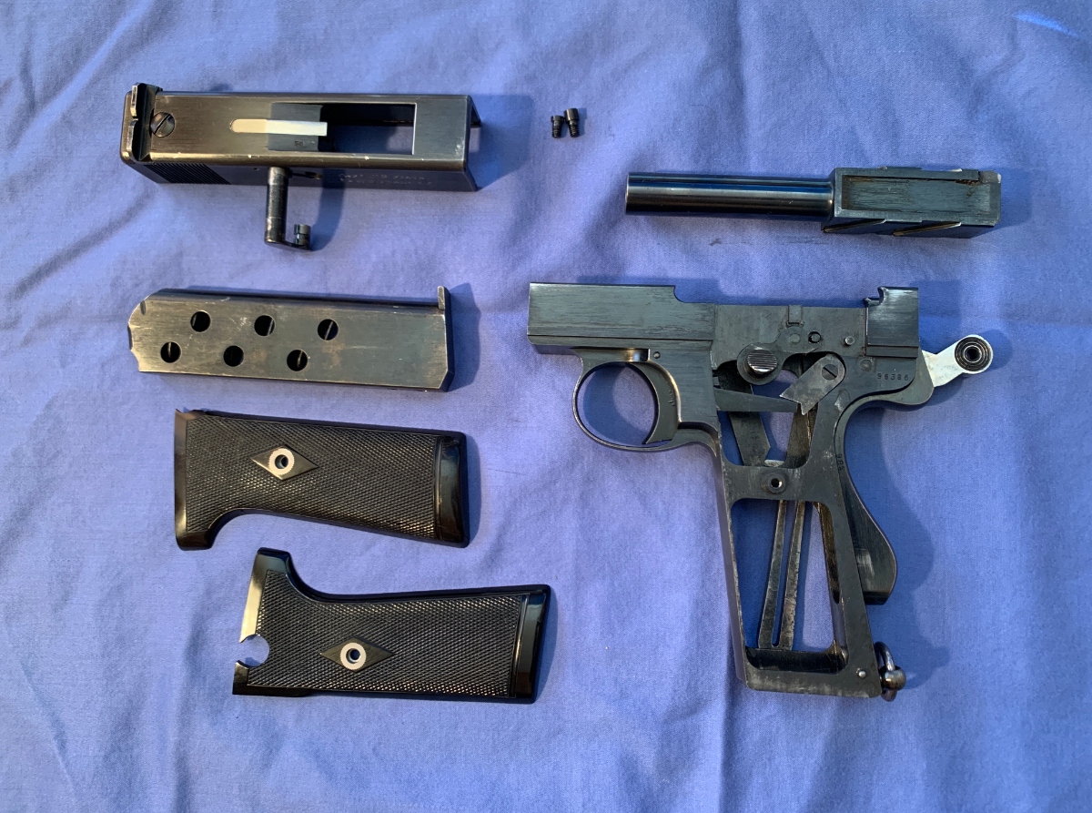 Webley & Scott Model 1913 455 Self-Loading Pistol Mark I .455 Webley ...