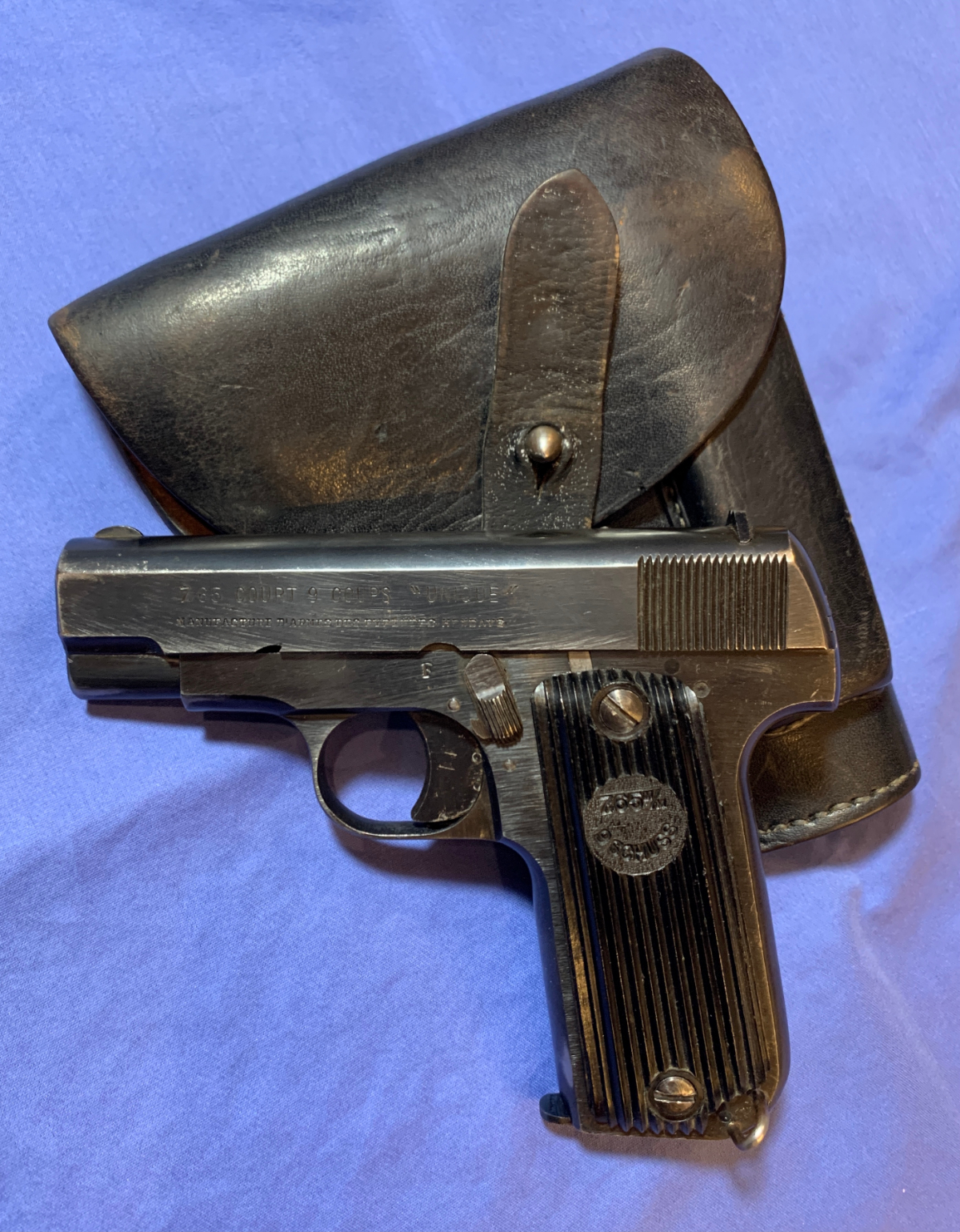 Manufacture D’Armes Des Pyrennes Hendaye Unique Model 17 Pistol With ...