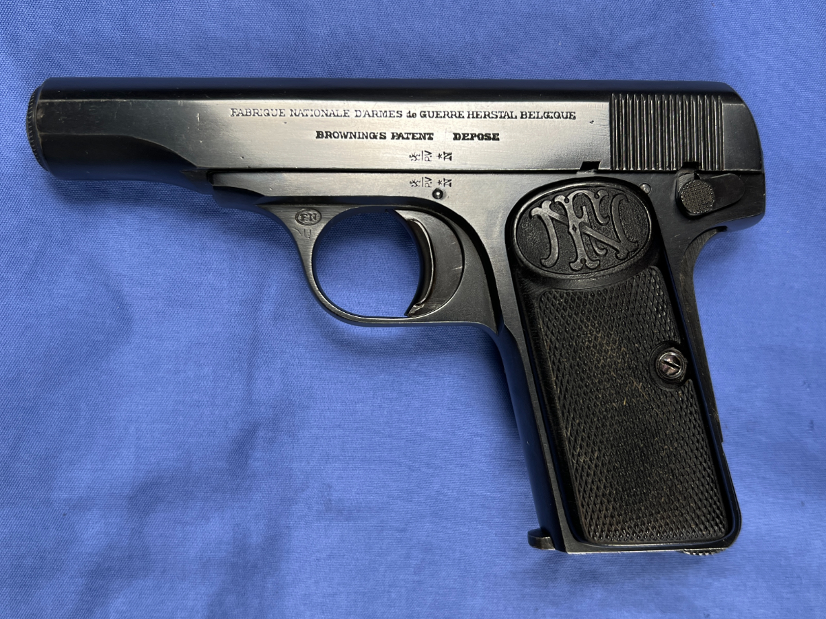 Fn M1910 Browning Pistol, Gi Bringback From Japan With Japanese M1910 ...