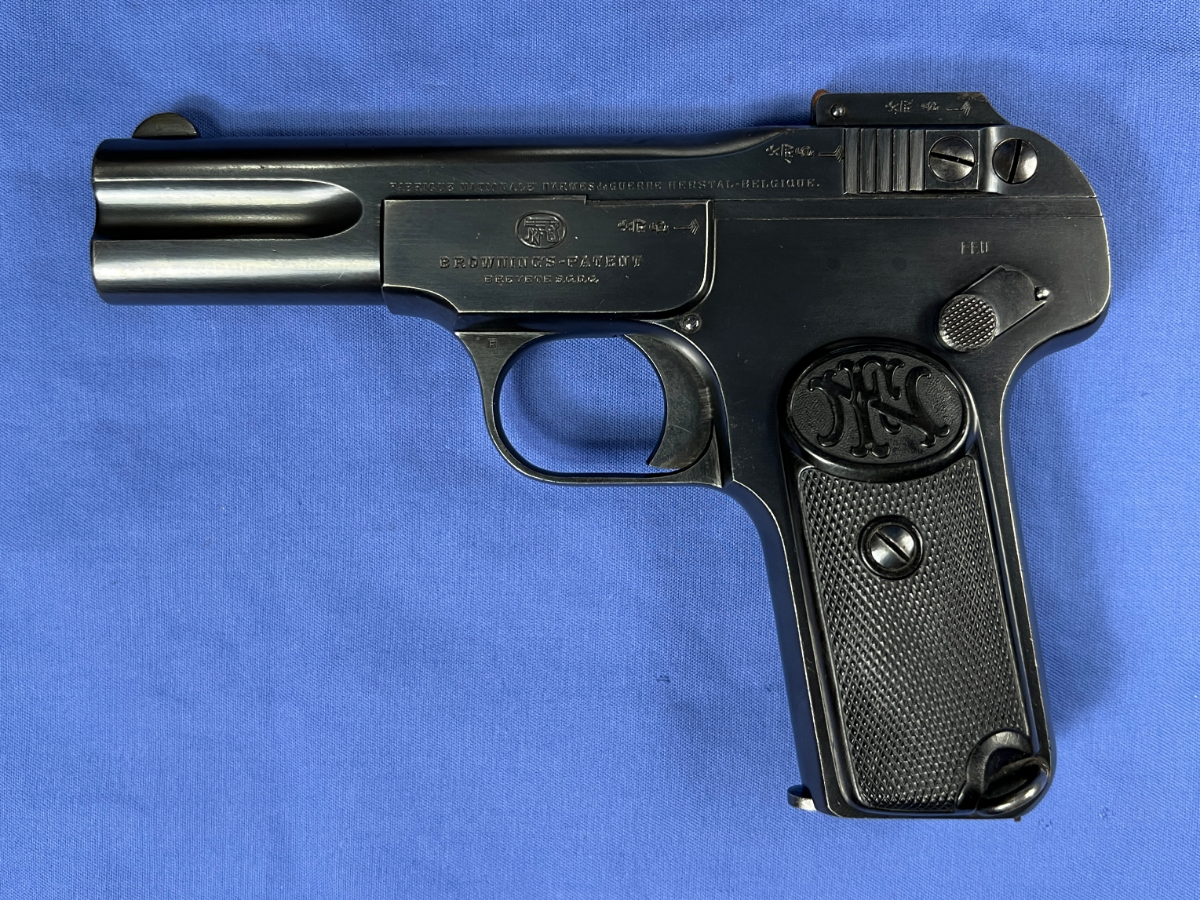Fn M1900, Excellent Condition, Made In 1907 Or 1908, Perhaps Arsenal ...
