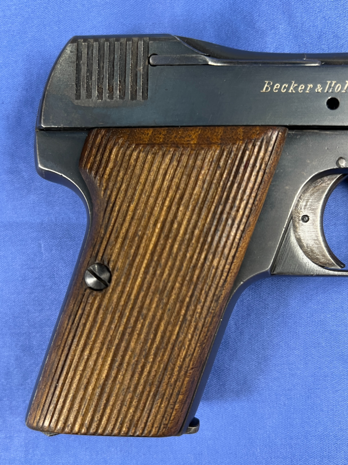 Becker And Hollander Imperial Army Accepted Beholla With Holster 7.65mm ...