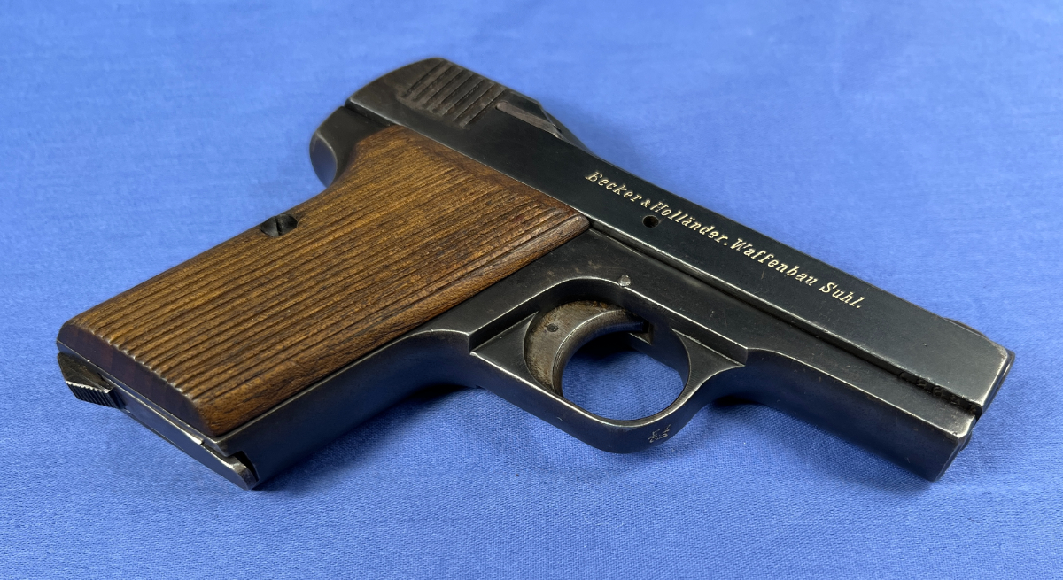 Becker And Hollander Imperial Army Accepted Beholla With Holster 7.65mm ...