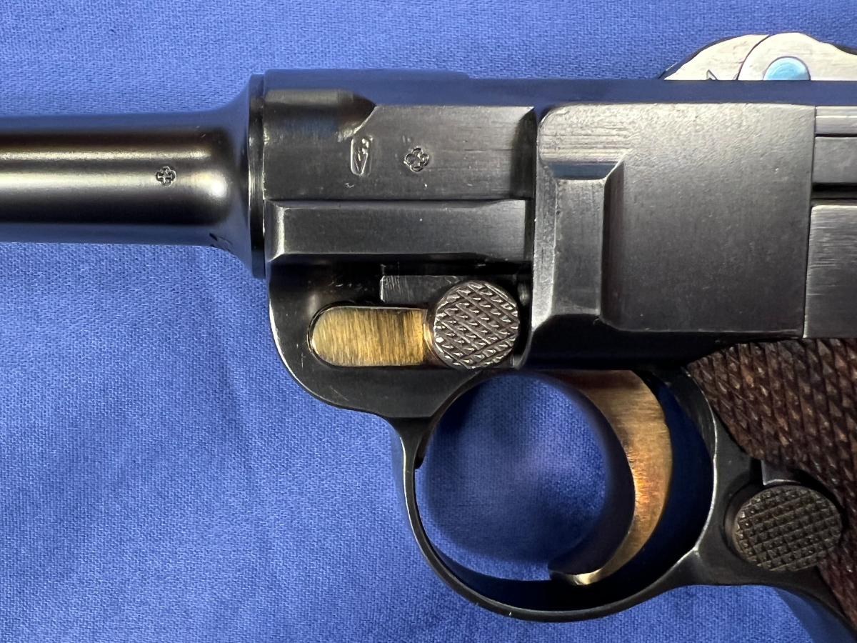 Dwm Beautiful 1900/06 Swiss Military Luger, Cross In Sunburst, Made In 1908, With Military ...