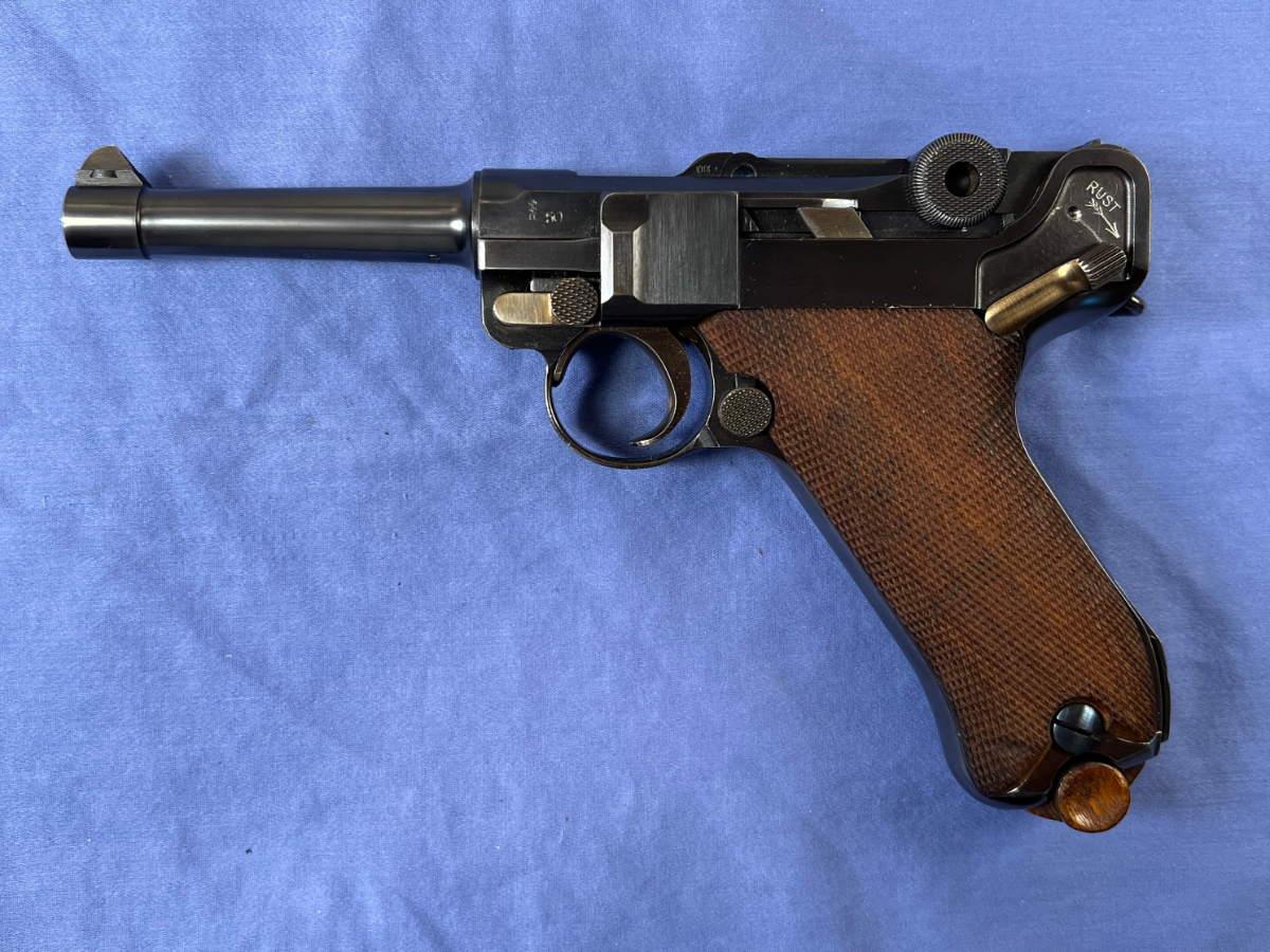Mauser Very Nice, Rarely-Found Dutch Navy Luger With Dutch Navy ...