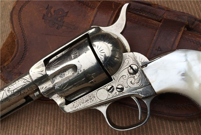 Colts Manufacturing Company Black Powder Engraved Colt Saa .45cal ...