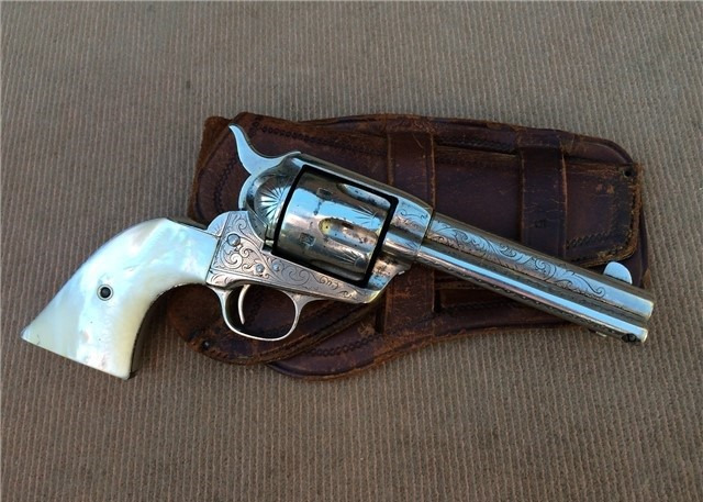 Colts Manufacturing Company Black Powder Engraved Colt Saa .45cal ...