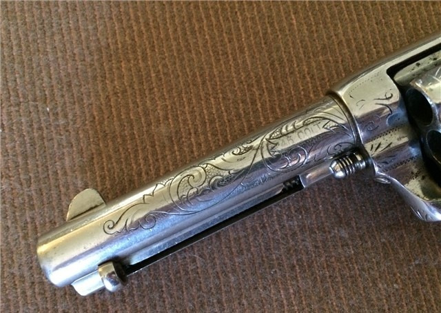 Colts Manufacturing Company Black Powder Engraved Colt Saa .45cal ...