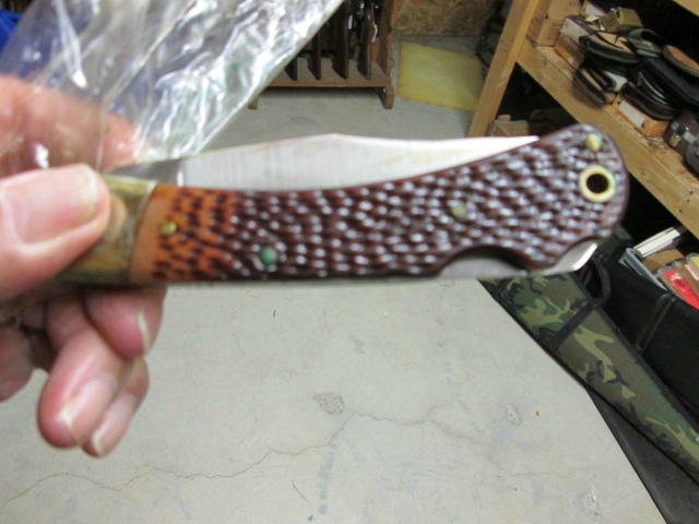 Remington Rem R-3 Big Game Elk Skinner Hunting Knife Lock Back 2 Blades ...