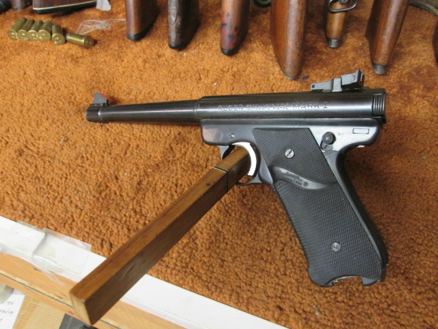 Ruger Mod Mk I 22 Cal 6 7/8 " Target Heavytapered Made 1975 .22 Lr For ...