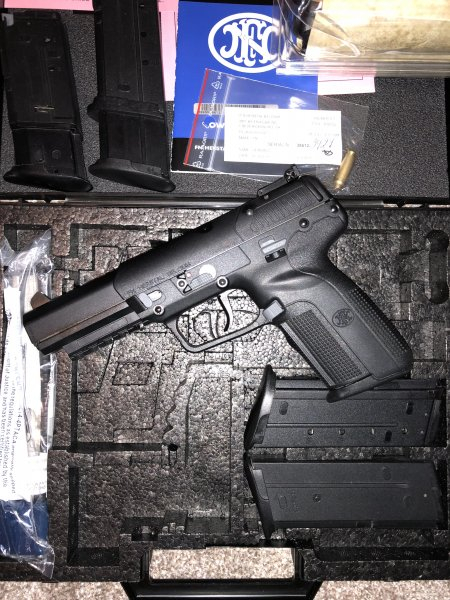 Fn America Very Nice Black Fn 5.7 5.7x28mm For Sale at GunAuction.com ...
