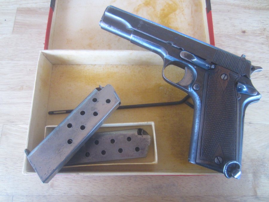 Star Automatic Pistol Model A - Colt 1911 Clone - Original Box Etc ...