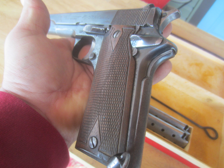 Star Automatic Pistol Model A - Colt 1911 Clone - Original Box Etc ...