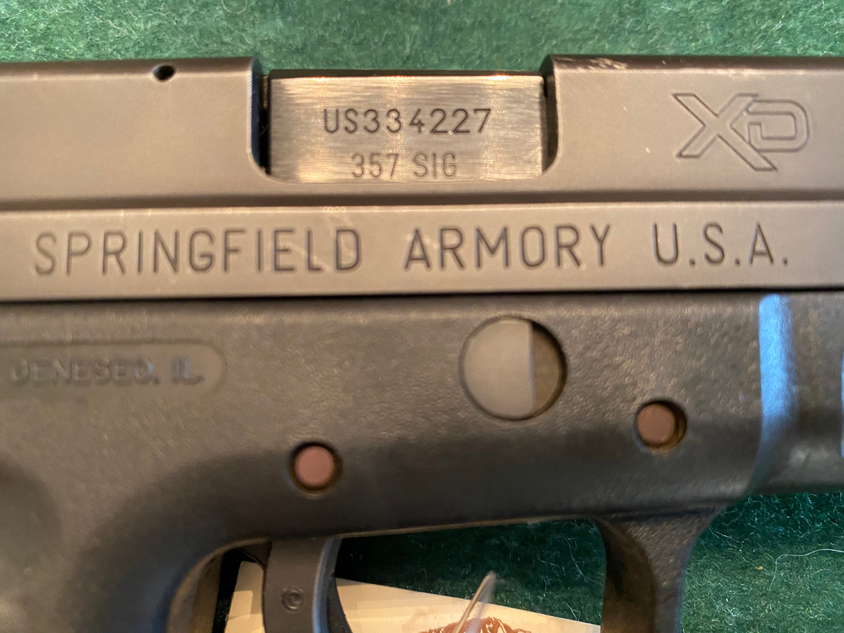 Springfield Armory Xd-357 Brl 2 1/5 Inches, One Hot Round. .357 Sig For ...