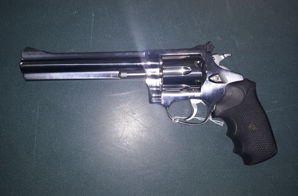 Rossi Model 972, Beautiful Nickel Plated 357 Magnum Revolver