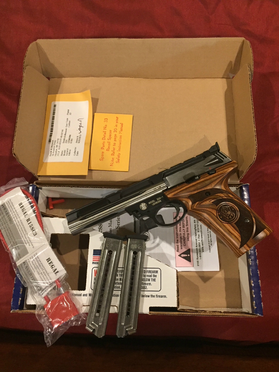 Smith & Wesson 22a-1 Talo Collectors Target Model .22 Lr For Sale at ...