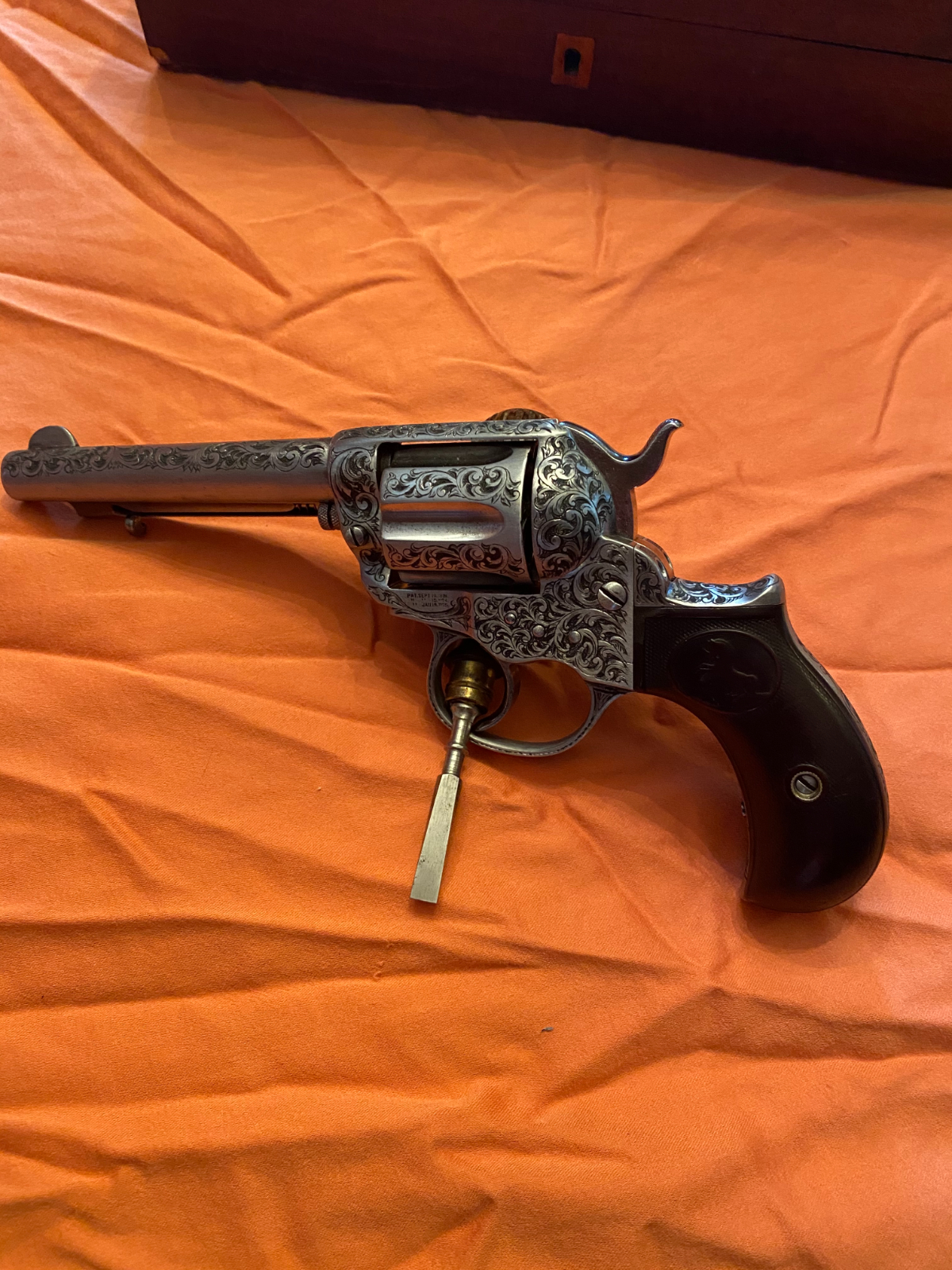 Colt Engraved Cased Lightning For Sale at GunAuction.com - 17128190