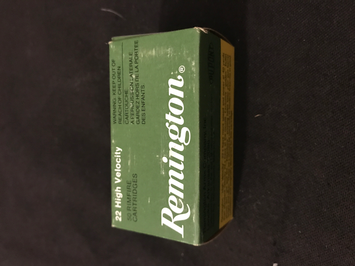 1,000 Rounds Of Remington High Velocity .22 Long Rifle Ammo .22 Lr For ...