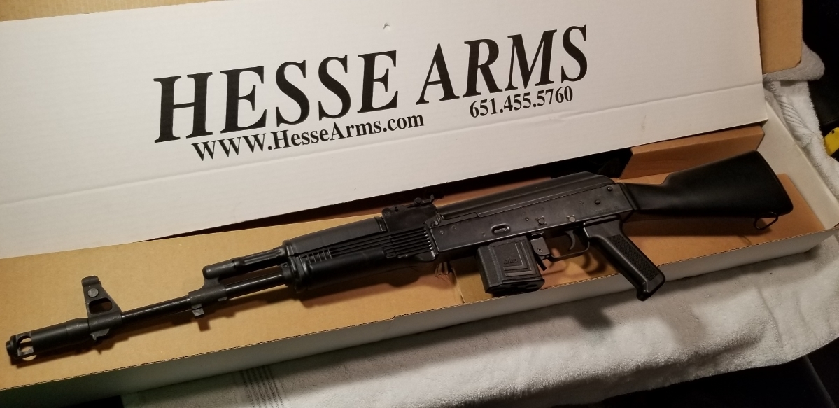 Hesse Arms Ak 47 In 223 Still Nib Hi Cap Mags .223 Rem. For Sale at ...