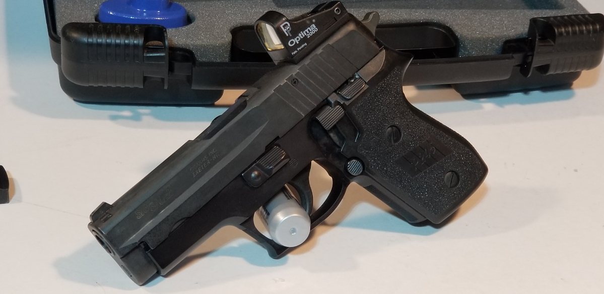 Sig Sauer P245 Made In Germany With Optima 2000 Red Dot .45 Acp For ...