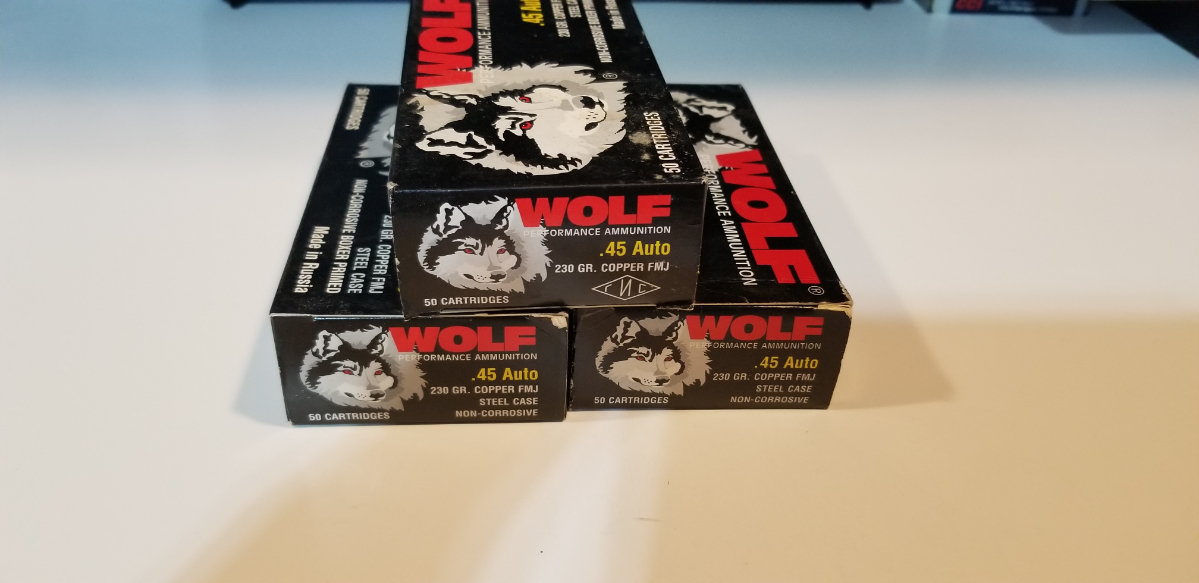 Wolf Ammunition 150 Rds Wolf 45 Acp .45 Acp For Sale at GunAuction.com ...