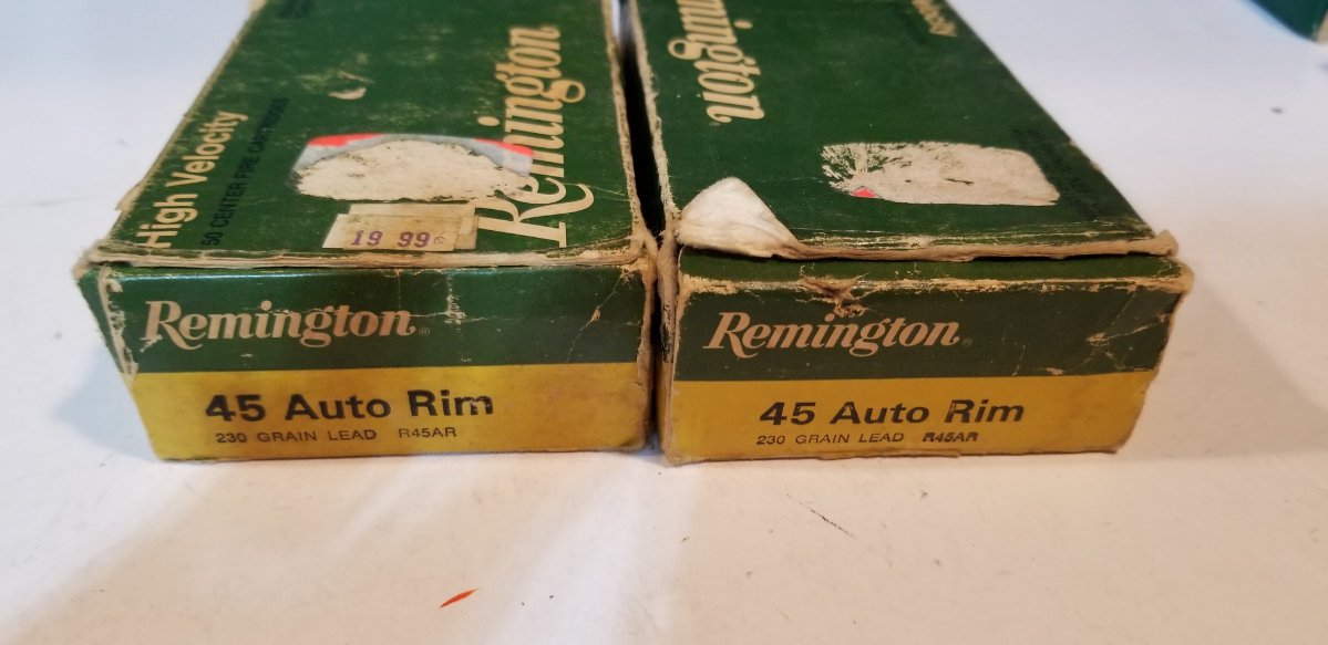 Remington 45 Auto Rim 2 Full Boxes 100 Rds .45 Auto Rim For Sale at ...