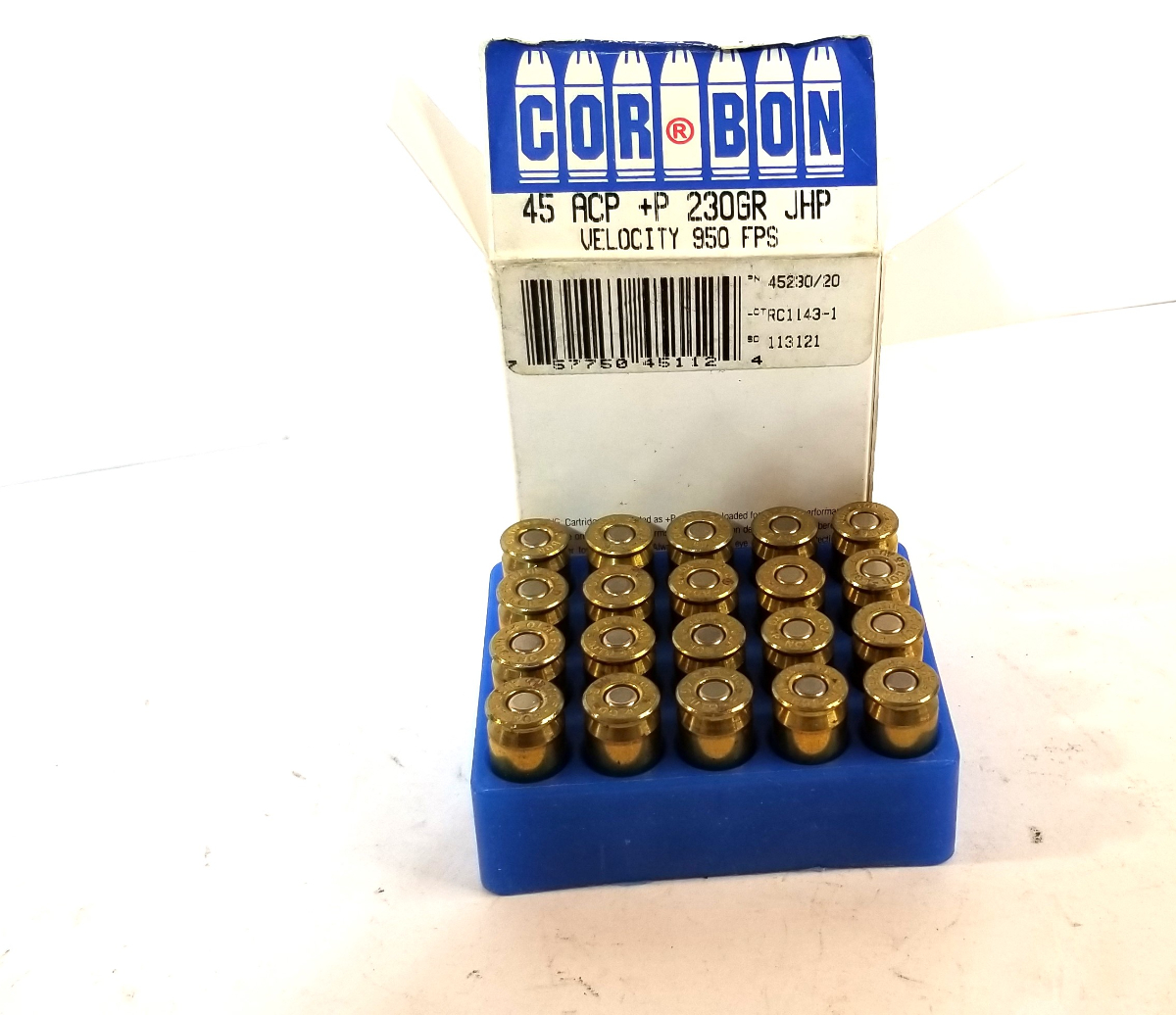 Cor-Bon\Glaser Cor-Bon 45 Acp + P 230 Gr Jhp No Reserve And Actual ...