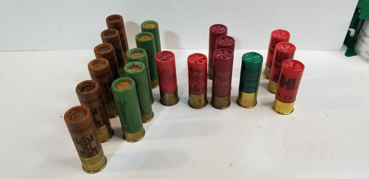 Mixed Ot Of (20) 12 Ga Shotgun Ammo Winchester Kleenbore Hornady ...