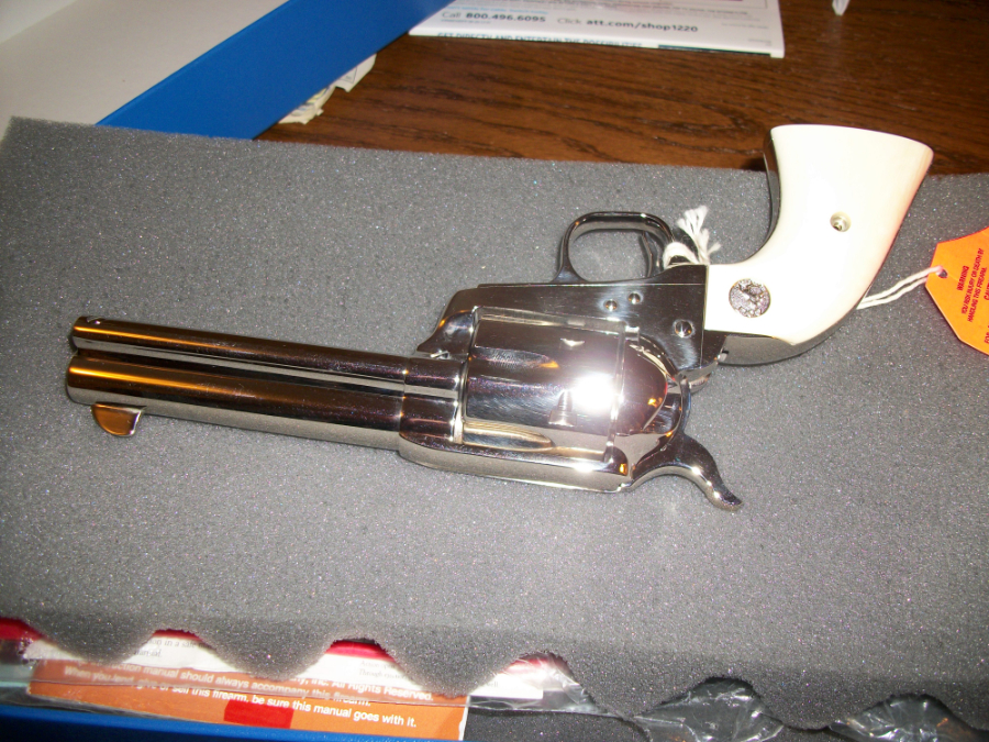 Colt Saa 45 Lc,Nickel Plated From Colt Custom Shop .45 Colt For Sale at ...