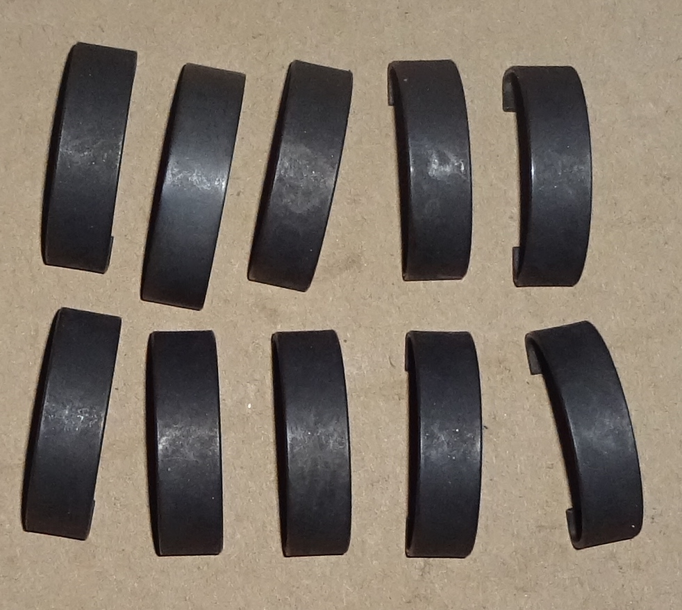 TEN (10) USGI M1 GARAND/M14/M1A LOWER HAND GUARD CLIPS, STAMPED, NEW ...