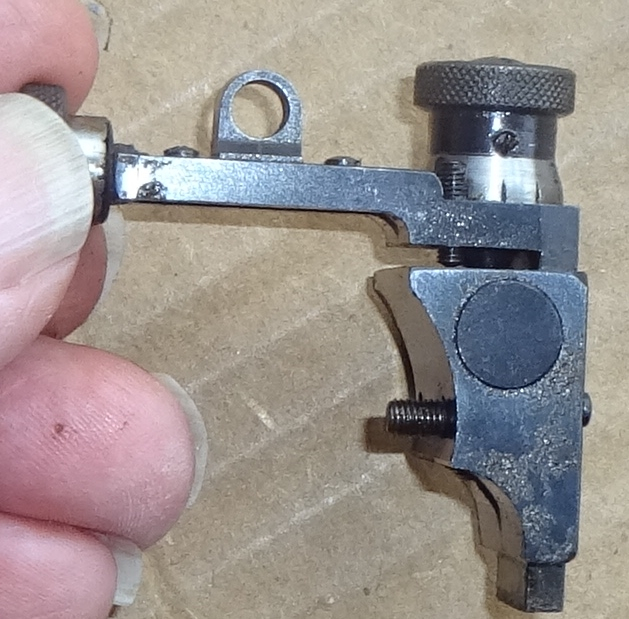 Lyman RECEIVER SIGHT 48 WH, WITH EXTRA APERTURE, MINT CONDITION ...