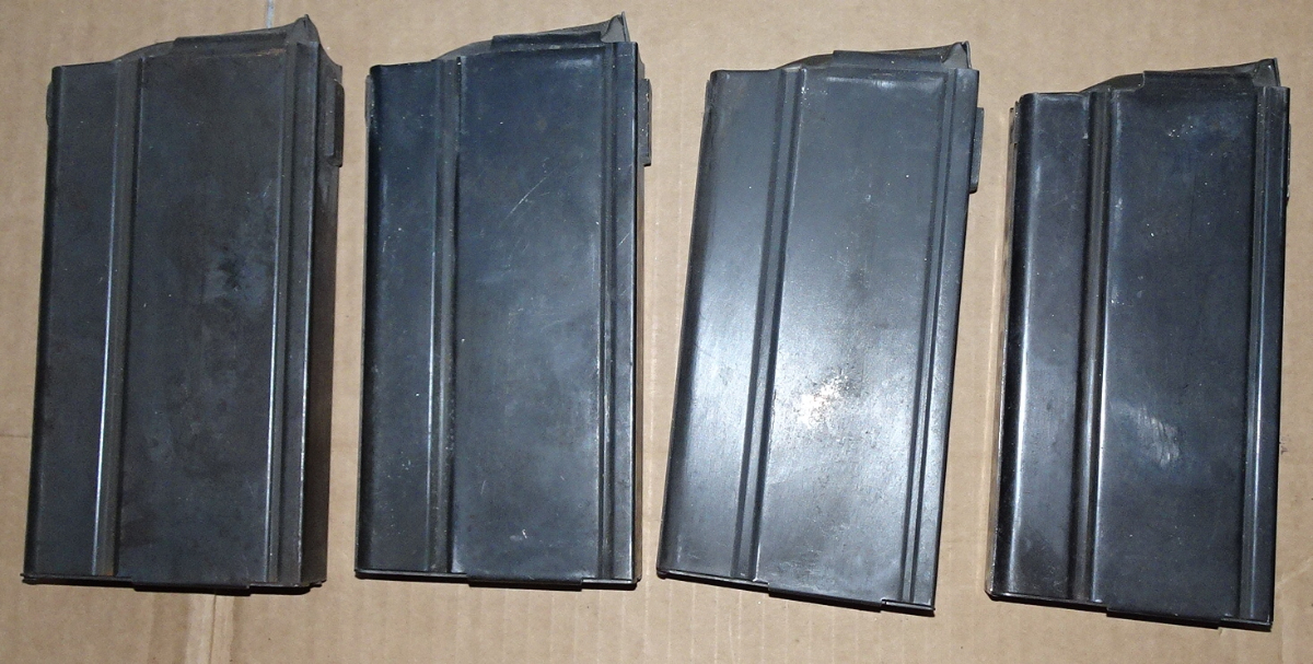 US Government Issue USGI M14 20 ROUND MAGAZINES, FOUR (4) IN USGI ...