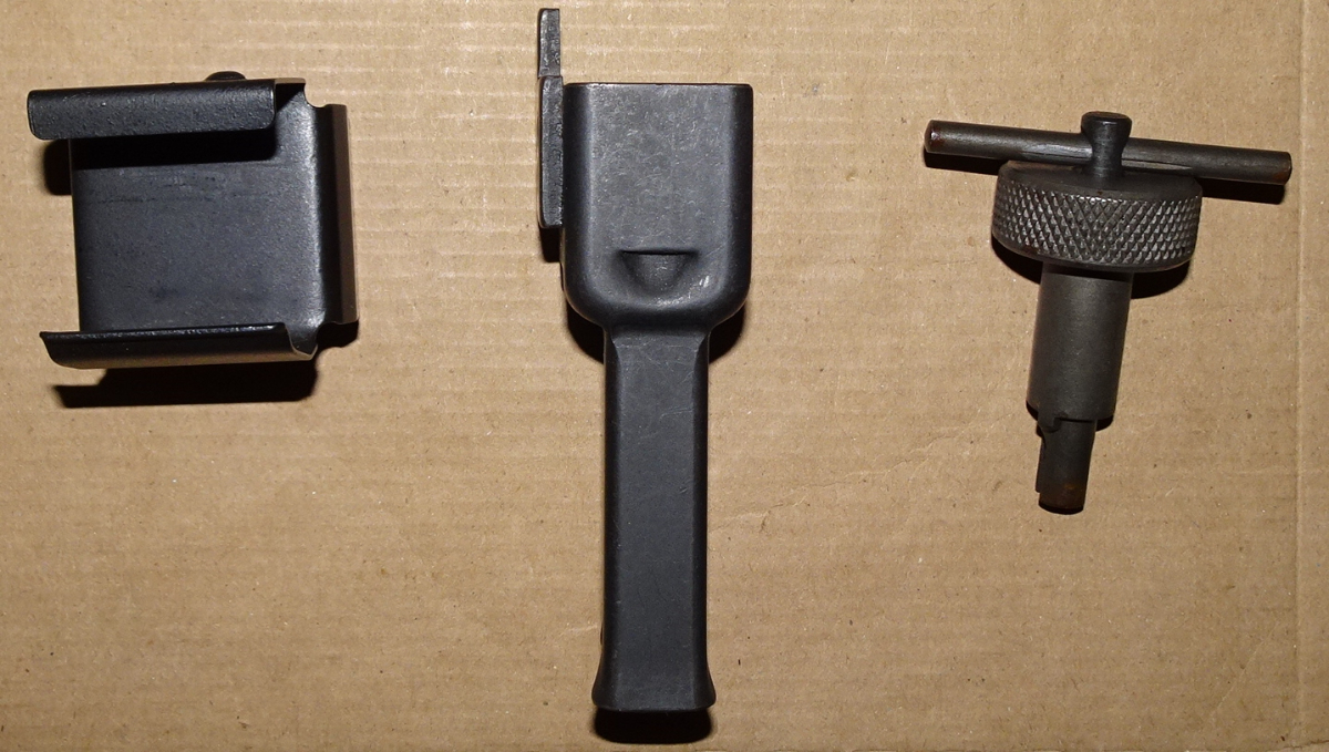 Uzi Clip Holder, Charger, And Front Sight Adjustment Tool, New ...