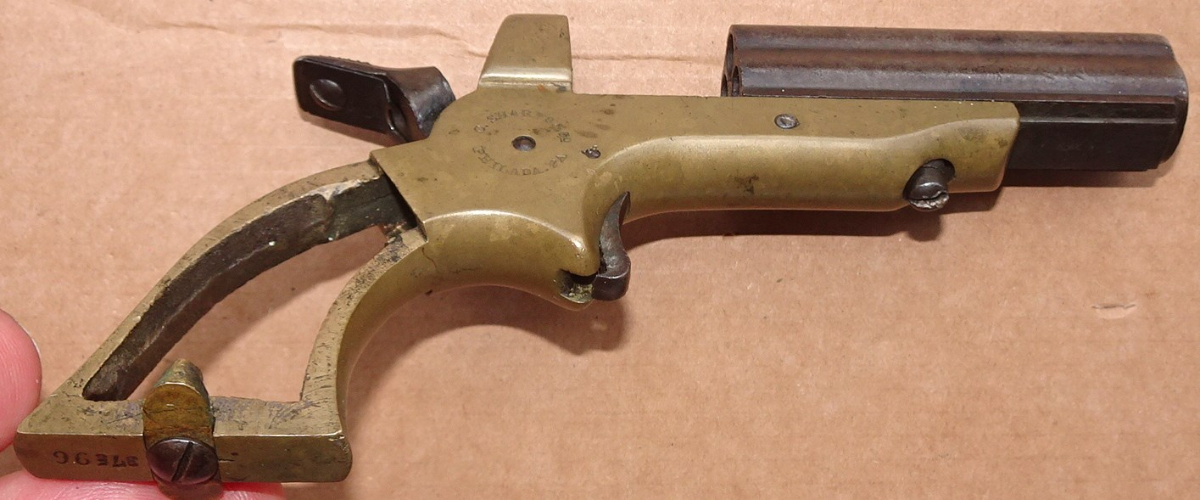 Sharps Four Barrel Derringer, Sold As A Parts Gun For Sale at ...