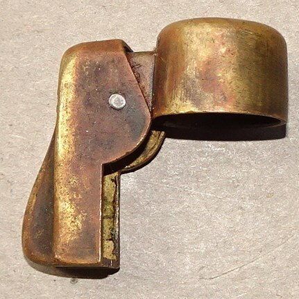 KRAG FRONT SIGHT COVER, ORIGINAL, BRASS, USED 17249252 - GunAuction.com